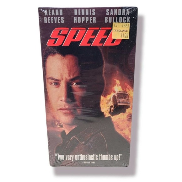 other | Media | Speed 994 Vhs Keanu Reeves New Sealed Fox Video ...